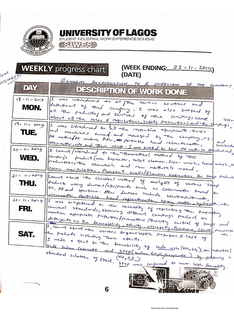 Abimbola John Full Siwes Logbook | PDF