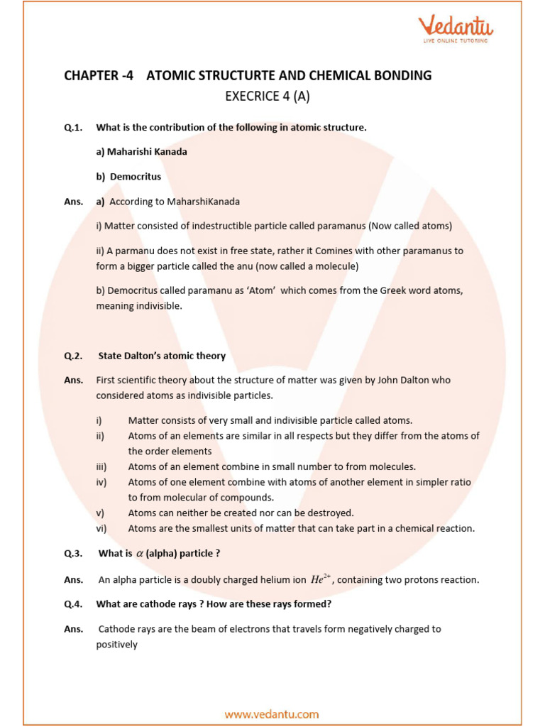 Selina Concise Chemistry Class 9 Solutions Chapter 4 | PDF | Ion | Chemical Bond