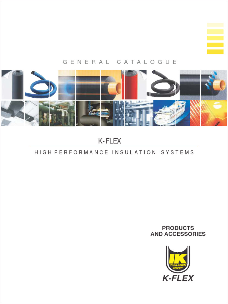 K-Flex India Brochure 2023 | PDF | Thermal Insulation | Duct (Flow)