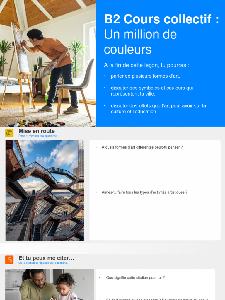 B2 FR Group Un Million de Couleurs | PDF