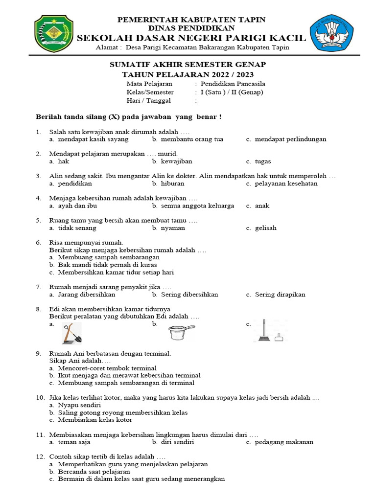 PAS PKN Kls 1 Merdeka | PDF