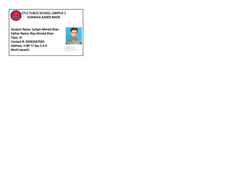 CPLC Public School Campus 1 | PDF