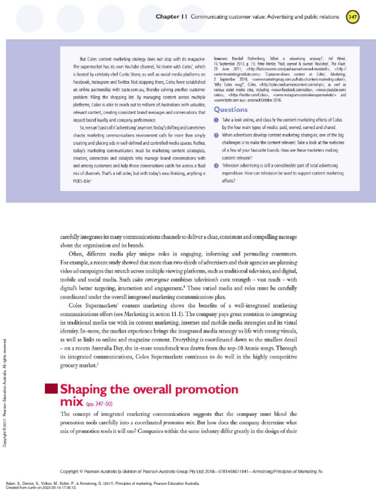 Principles of Marketing - (Part 3 Designing A Customer-Driven Strategy ...