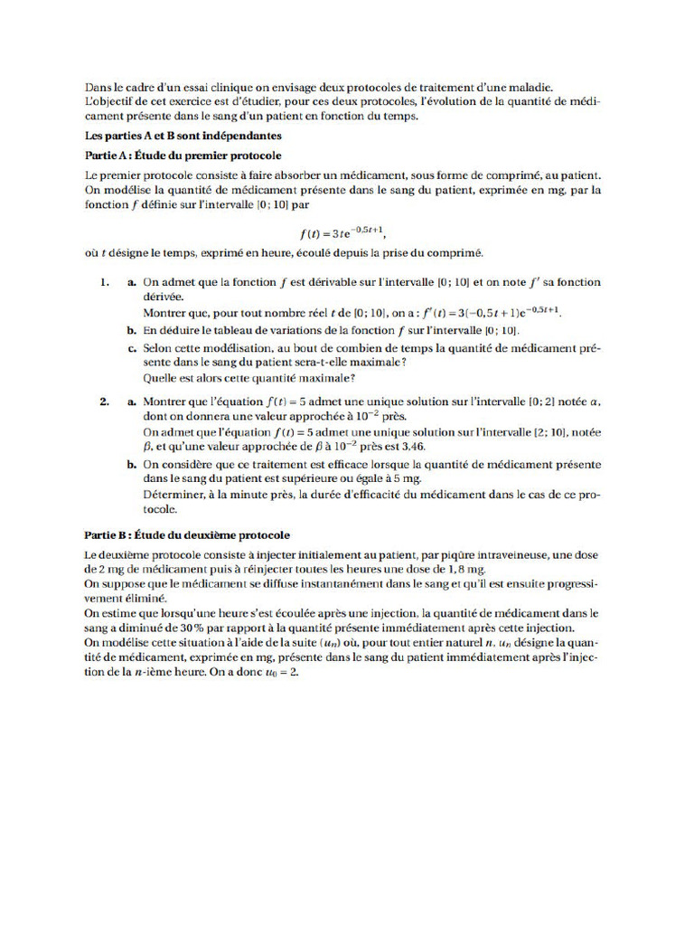 Sujet BAC | PDF