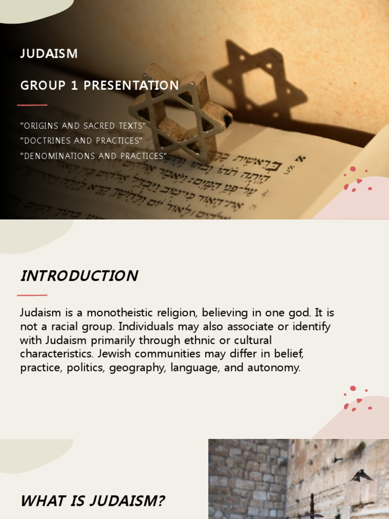 JUDAISM | PDF | Hebrew Bible | Torah