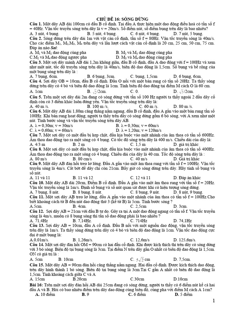 CD16 Song Dung | PDF