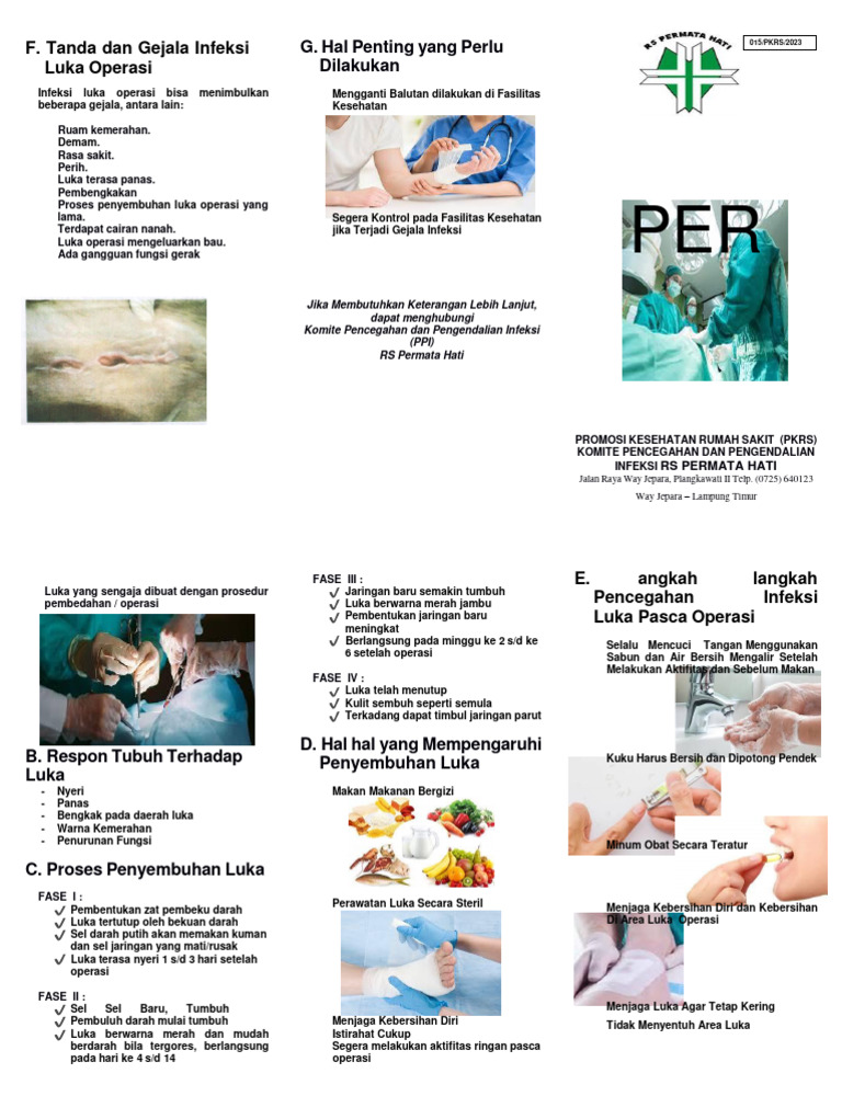 Gejala dan Perawatan Infeksi Luka Operasi | PDF