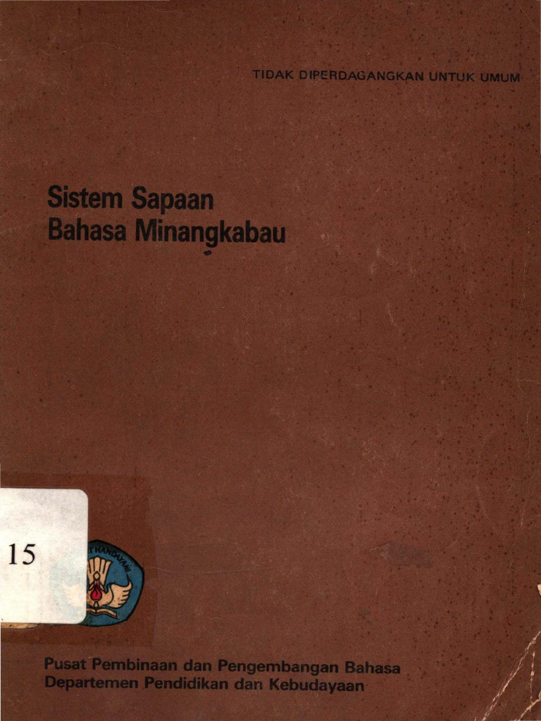 Sistem Sapaan dalam Bahasa Minangkabau | PDF | Perjalanan | Seni ...