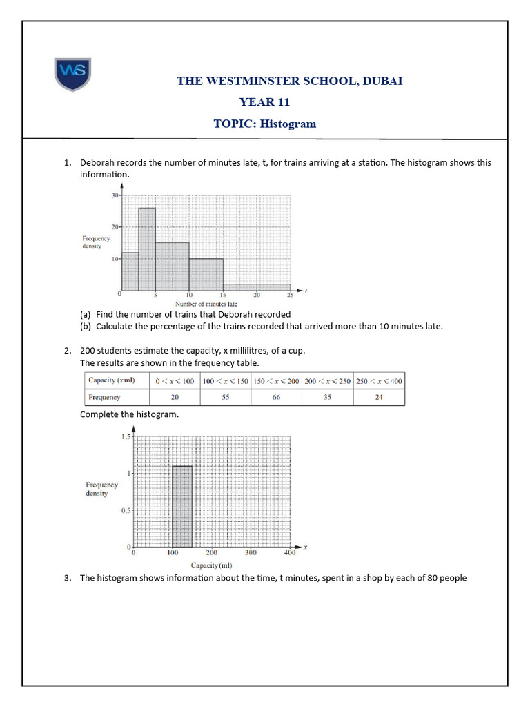 Histograms | PDF