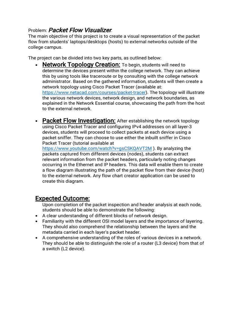 Packet Flow Visualization Guide | PDF