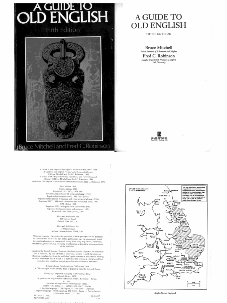 Old English, A Guide To (Mitchell & Robinson) | PDF