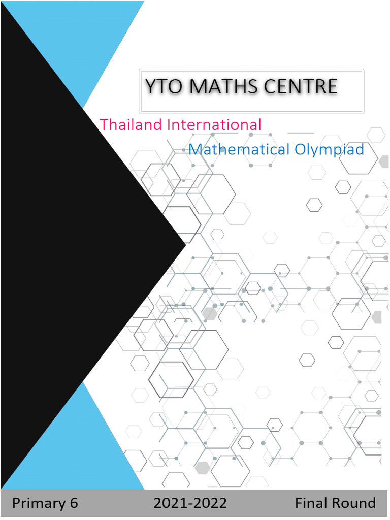 TIMO 2021-2022 P6 (Final) | PDF