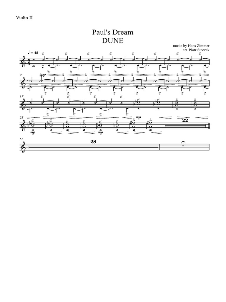 Dune - Violin II | PDF