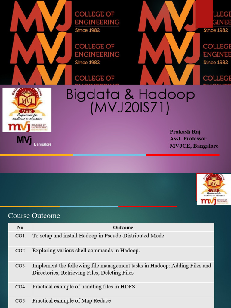 M2 Bigdata&Hadoop | PDF | Apache Hadoop | Computer Cluster M2 Bigdata&Hadoop | PDF | Apache Hadoop | Computer Cluster