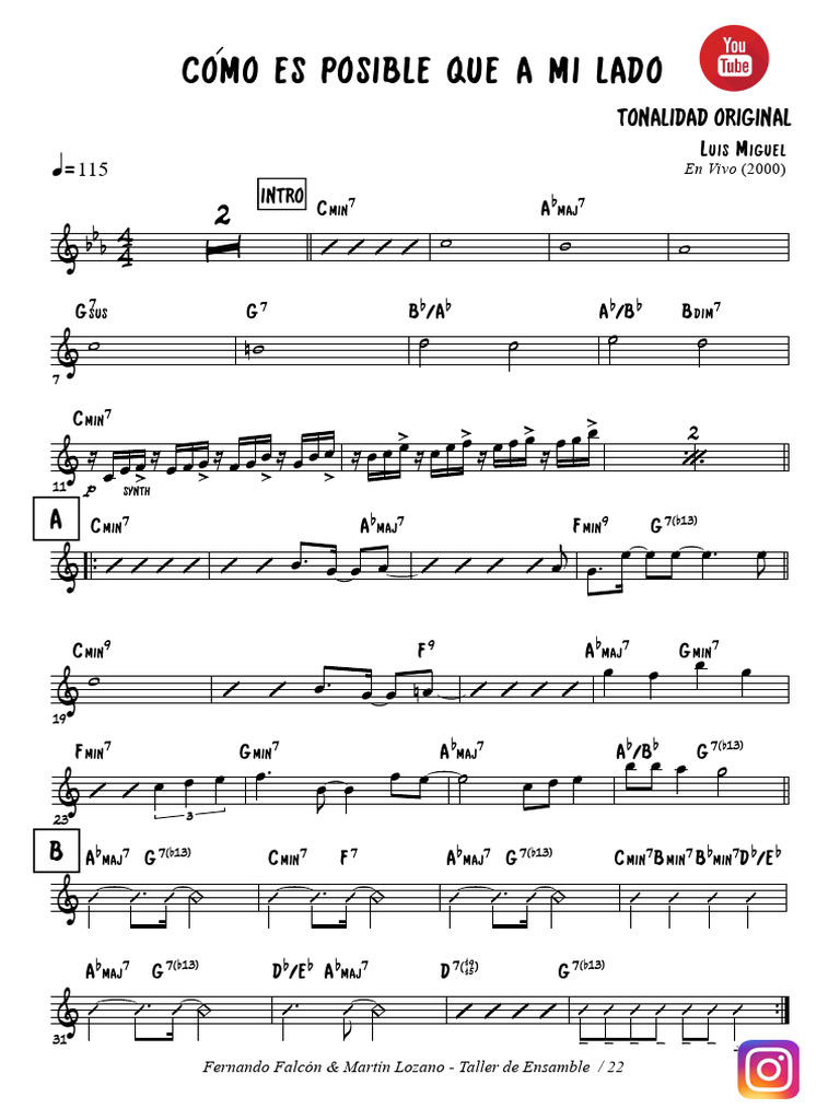 Luis Miguel - Como Es Posible Que A Mi Lado | PDF