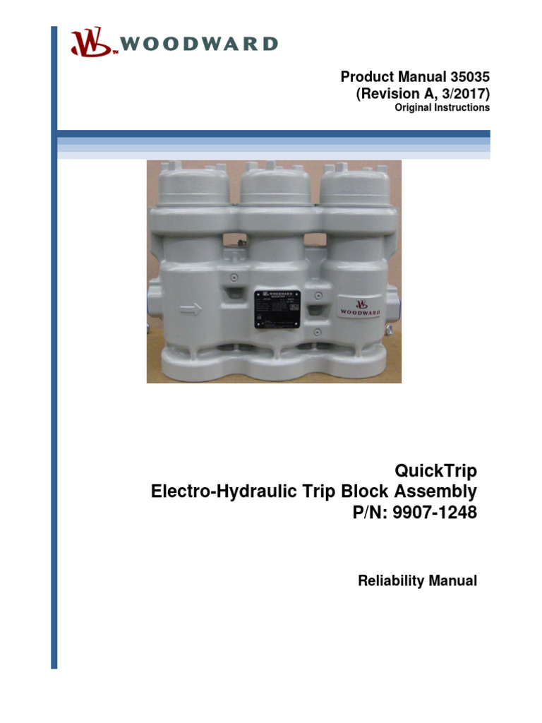 Electro-Hydraulic Trip Block Assembly | PDF