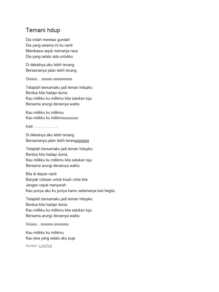 Temani Hdup | PDF