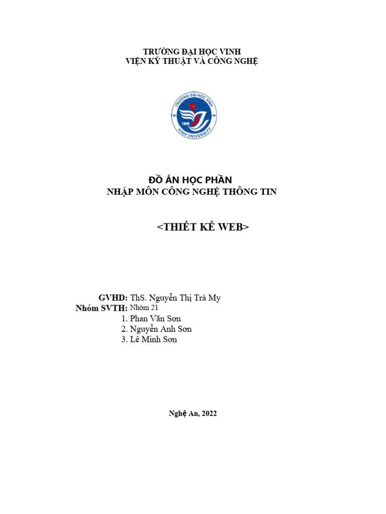 Báo Cáo Đồ Án Nmcntt (1) Lần 1 NHÓM 19 | PDF