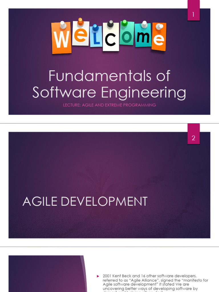 Lecture 7 - XP Agile | Download Free PDF | Agile Software Development | Scrum (Software Development)