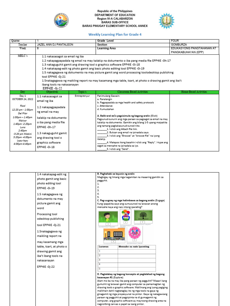 New WLP Epp Week8 | PDF