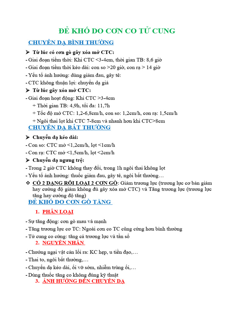 Cơn Co T Cung | PDF