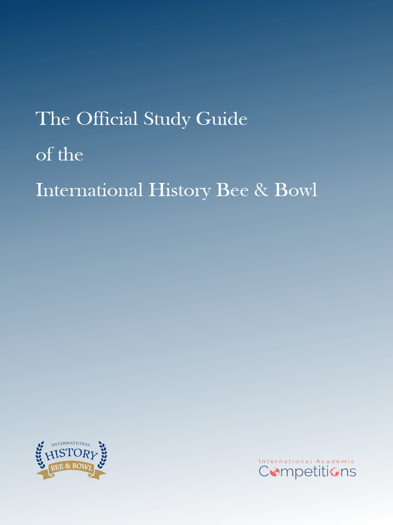 IHBB Asia Official Study Guide 3 | PDF | Napoleon | Conflicts