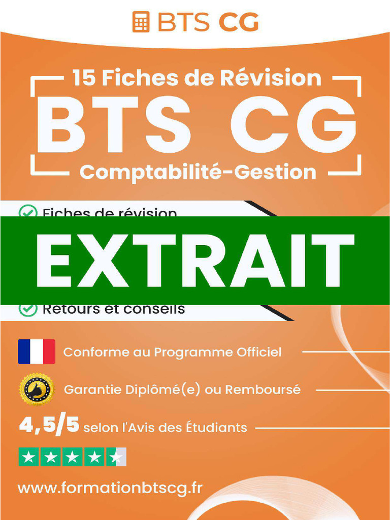 Extrait Fiches de Revision Bts CG | PDF