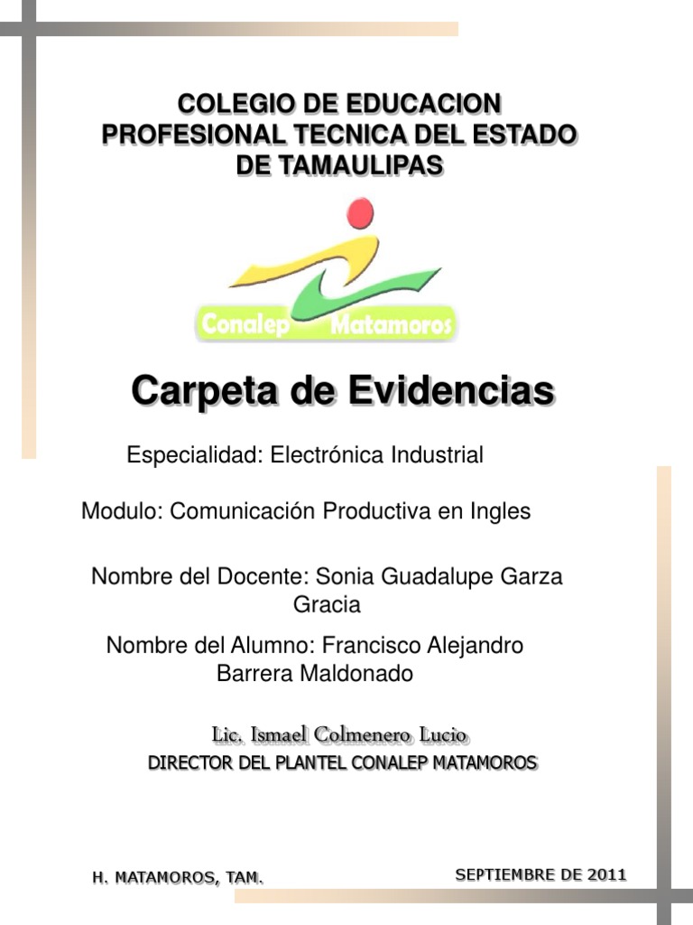 Portada CONALEP | PDF