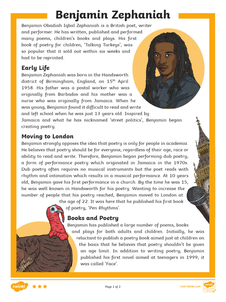 Zephaniah p6 | PDF | Art | General Fiction
