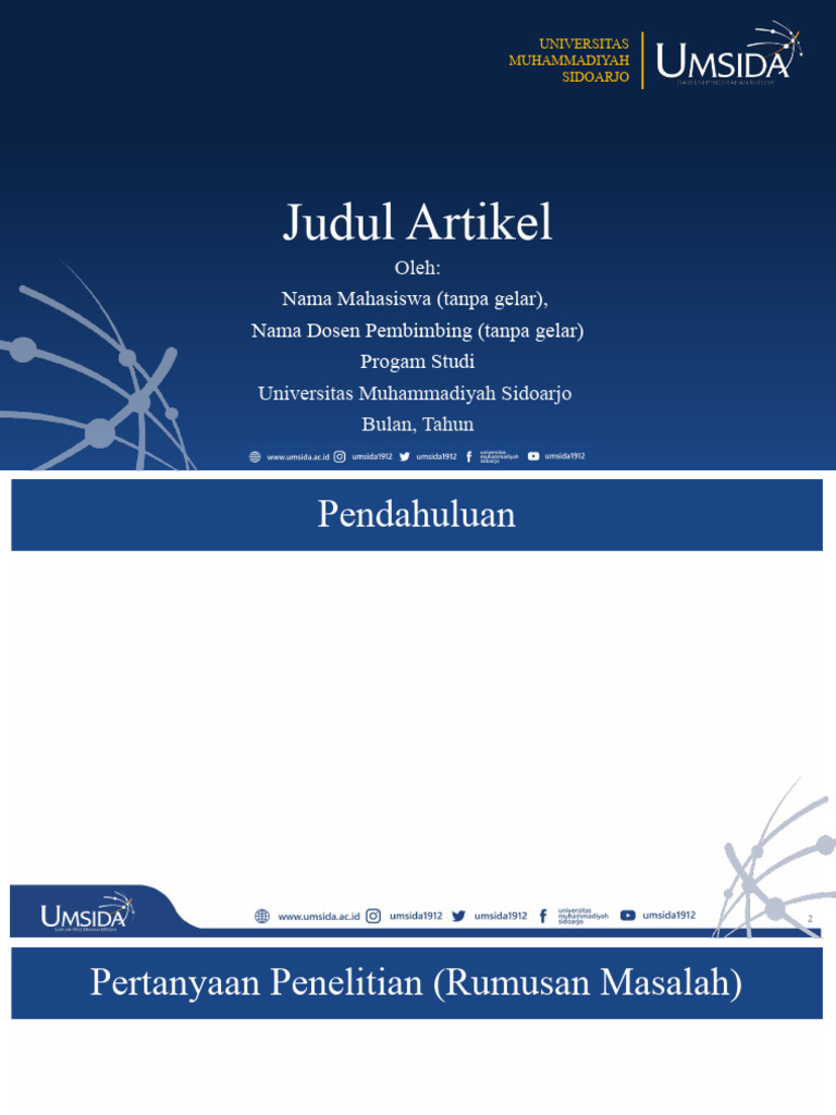 Template Salindia Karya Tulis Ilmiah UMSIDA | PDF
