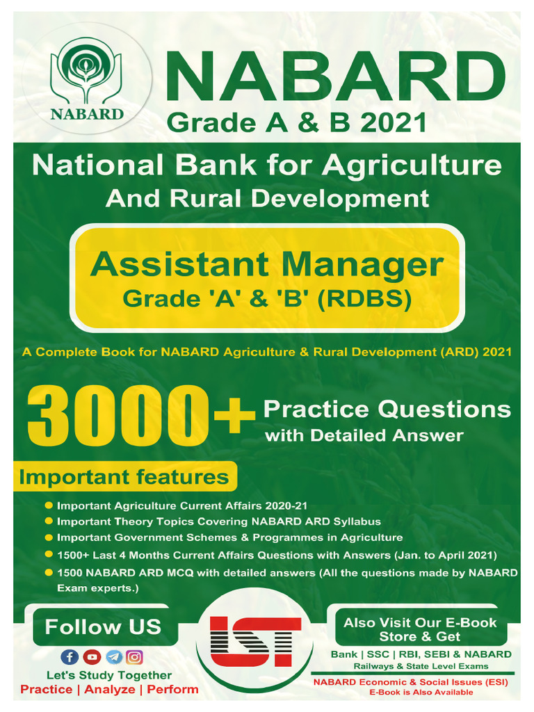 A Complete Book For NABARD Agriculture & Rural Development (ARD) 2021 ...