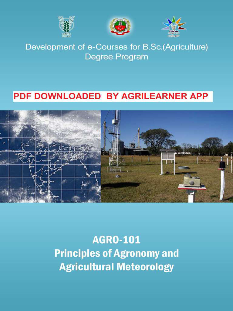 Agronomy Book PDF Agrilearner | Download Free PDF | Agriculture | Stone Age
