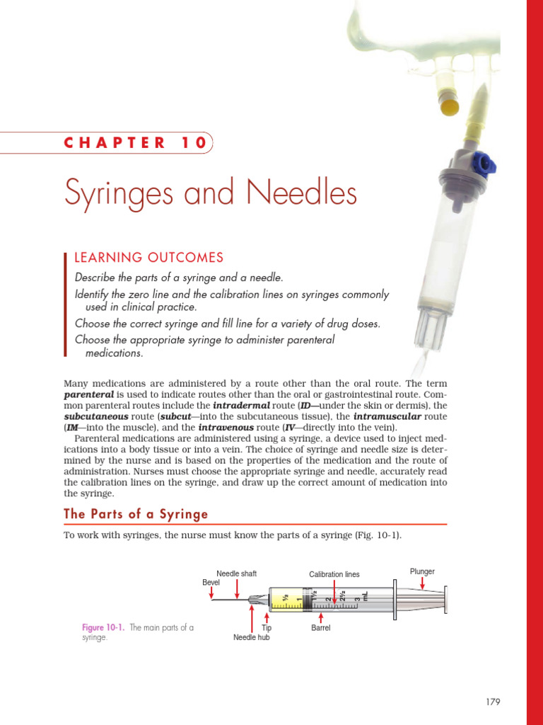 Understanding Syringe Measurements | PDF | Syringe | Injection (Medicine)