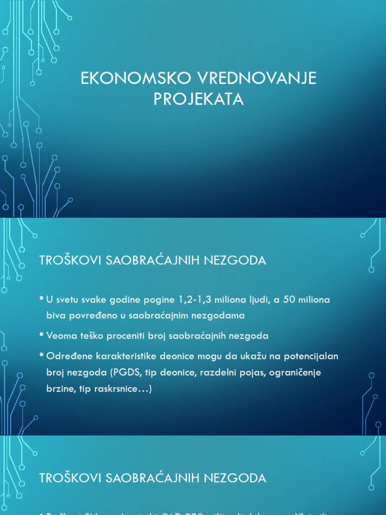 5.ekonomsko Vrednovanje - Troskovi SN | PDF