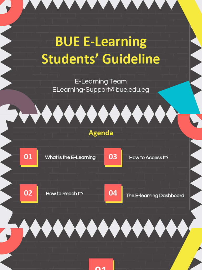 BUE E-Learning Student Guide | PDF