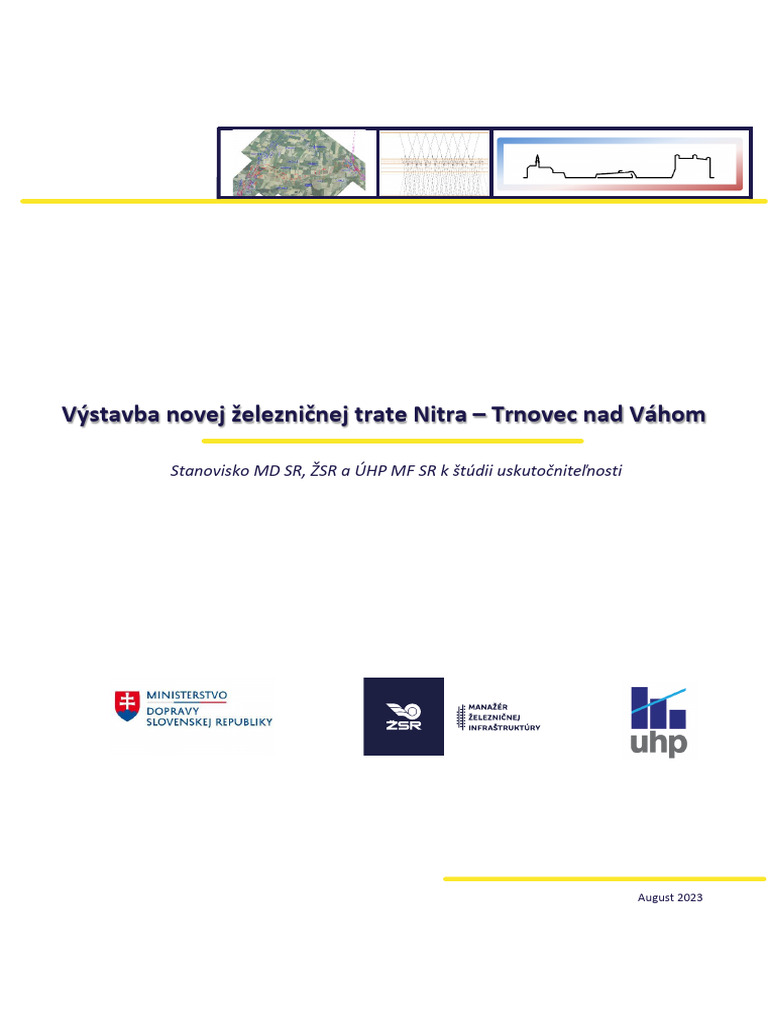 Výstavba Novej Železničnej Trate Nitra - Trnovec Nad Váhom | PDF