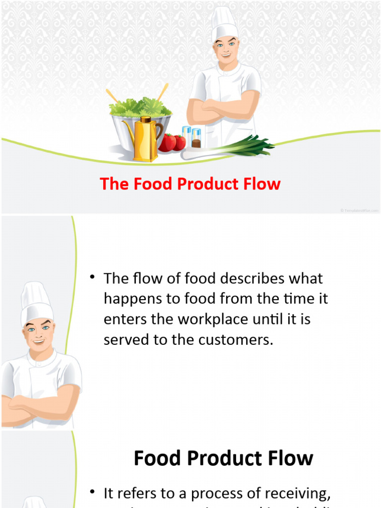 The Food Production Flow | PDF | Refrigerator | Cooking
