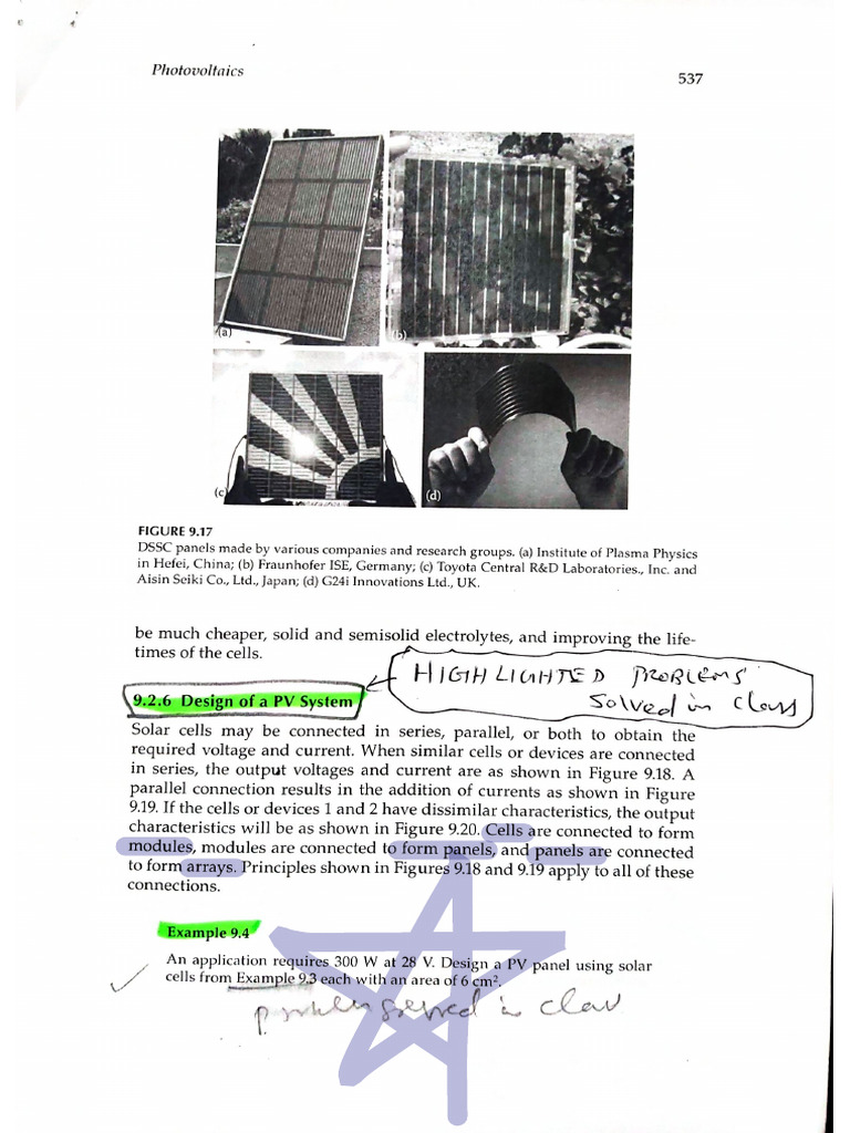 PV Problems - Week 9 | PDF