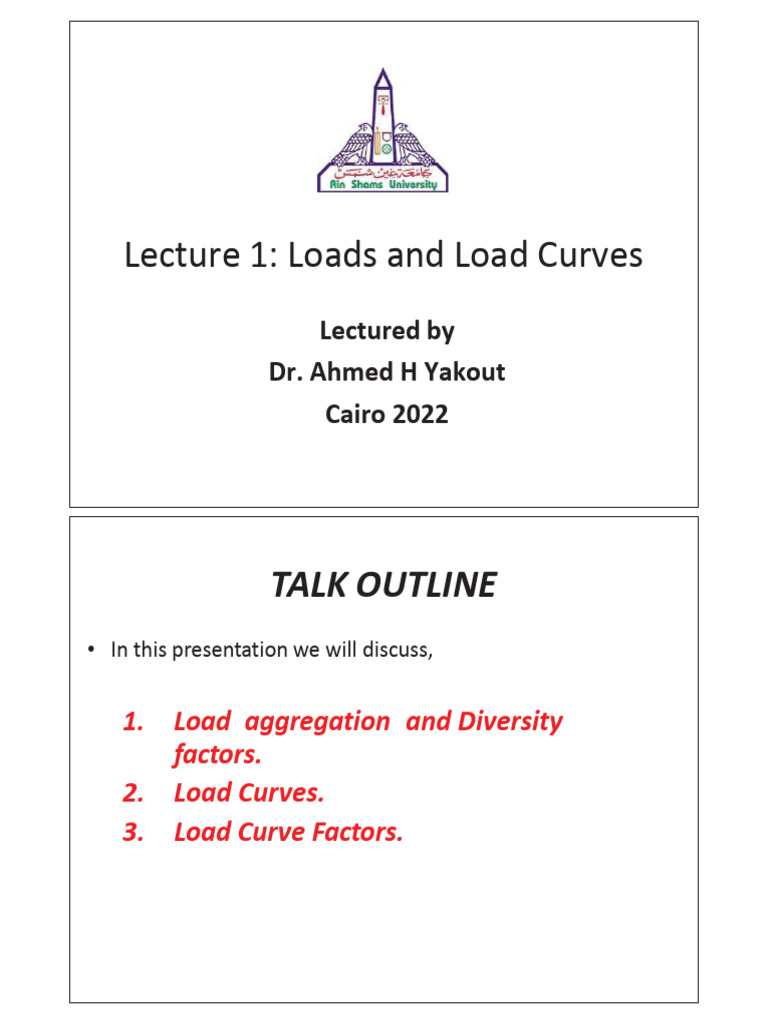 L1 Load Aggregation & Curves Handouts | PDF | Home & Garden | Science ...
