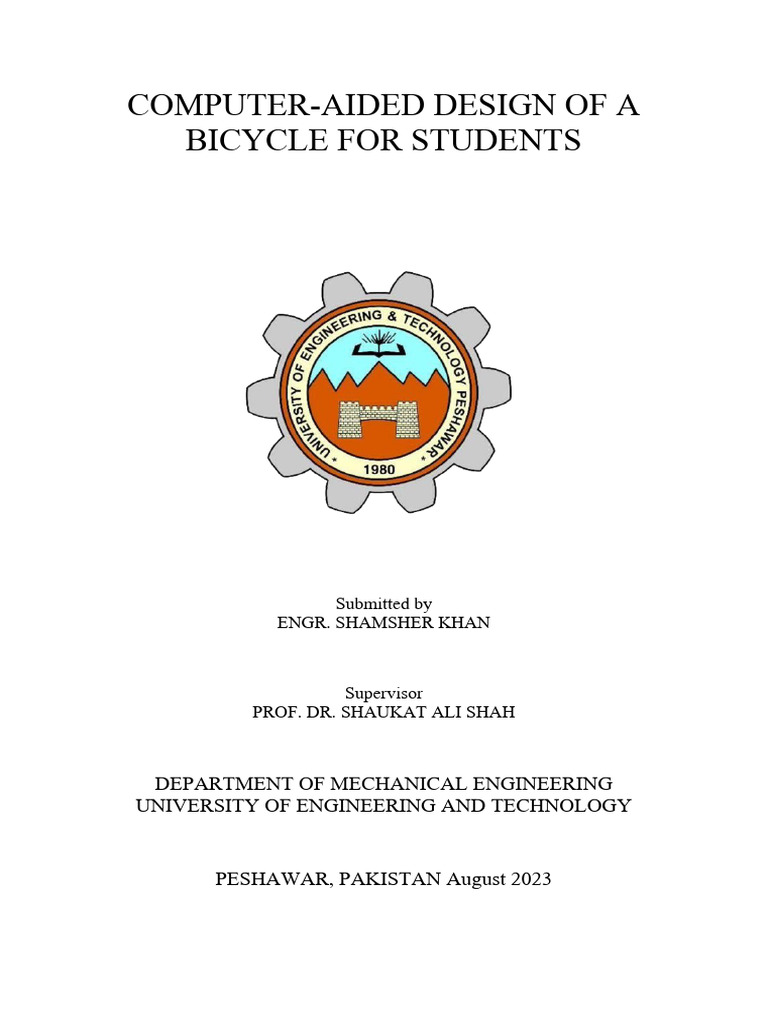 Computer Aided Design of Bicycle For Students | PDF