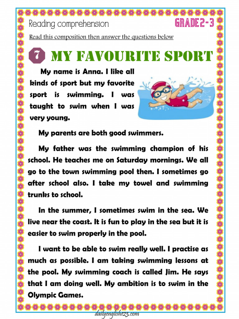 My favourite sport swimming store