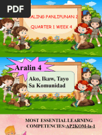 Q1 - ARPAN - MOD 2 - Nailalarawan Ang Sariling Komunidad | PDF