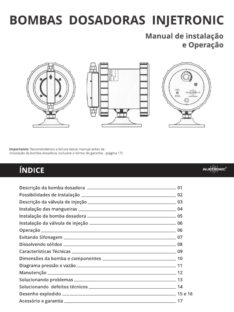 Manual-Injetronic-Bomba de Cloro | PDF