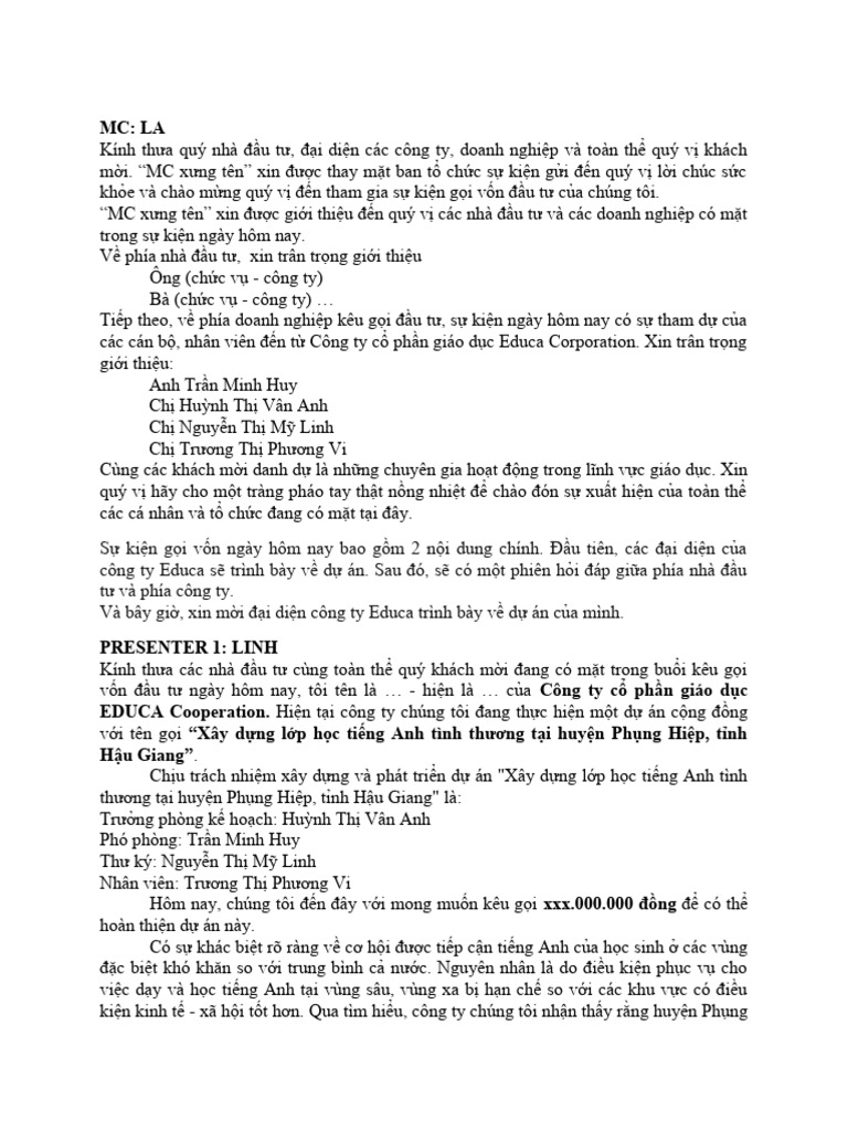 Script Pitch Deck | PDF