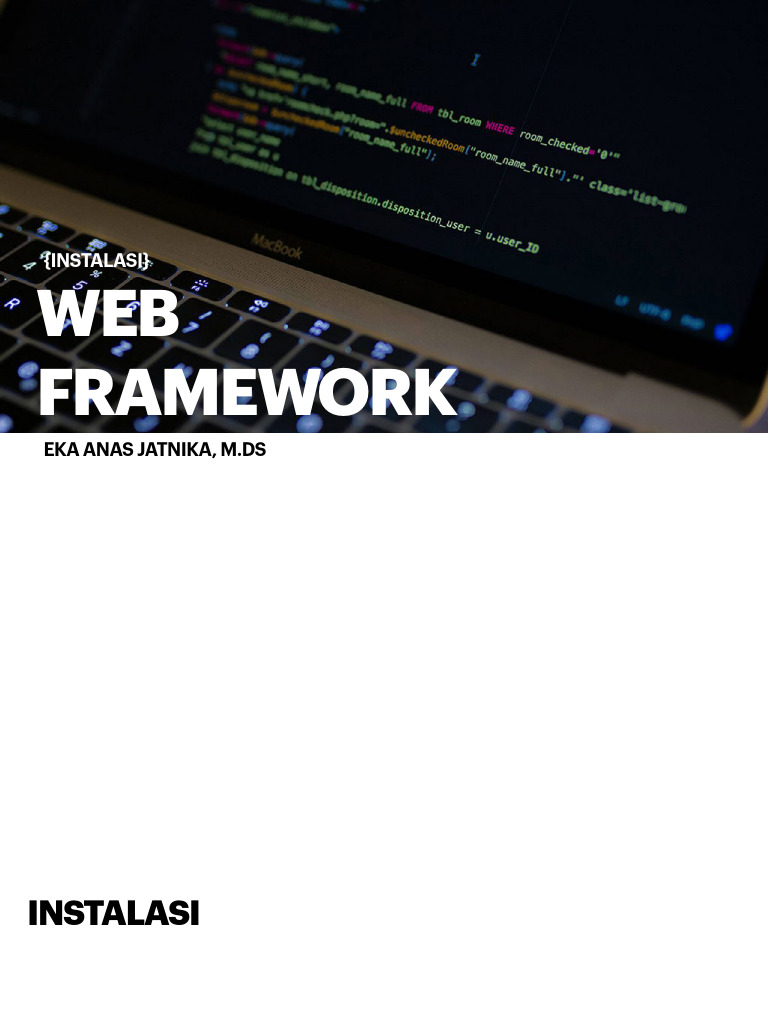 Instalasi CodeIgniter 3 & Bootstrap 4 | PDF | Teknologi & Rekayasa