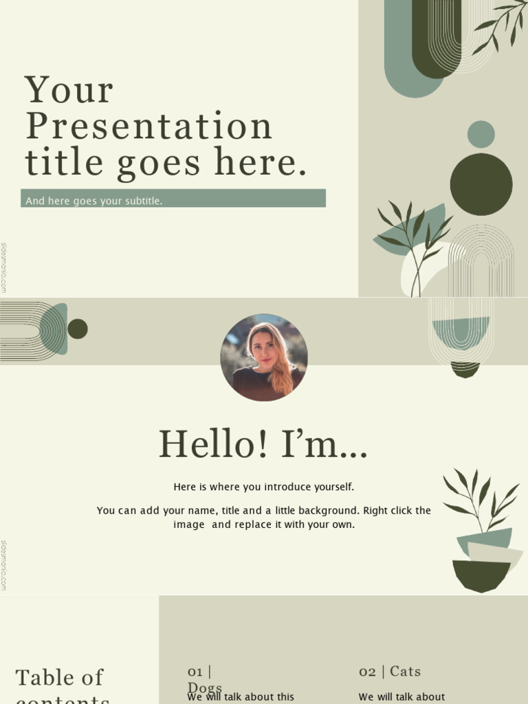 Minimal Boho · SlidesMania | PDF