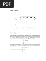 UDL Analysis for Simply Supported Beam | PDF | Bending | Beam (Structure)