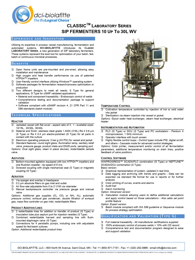 CLASSIC LABO - BIO - 011 - E - REV - G.2.press | PDF