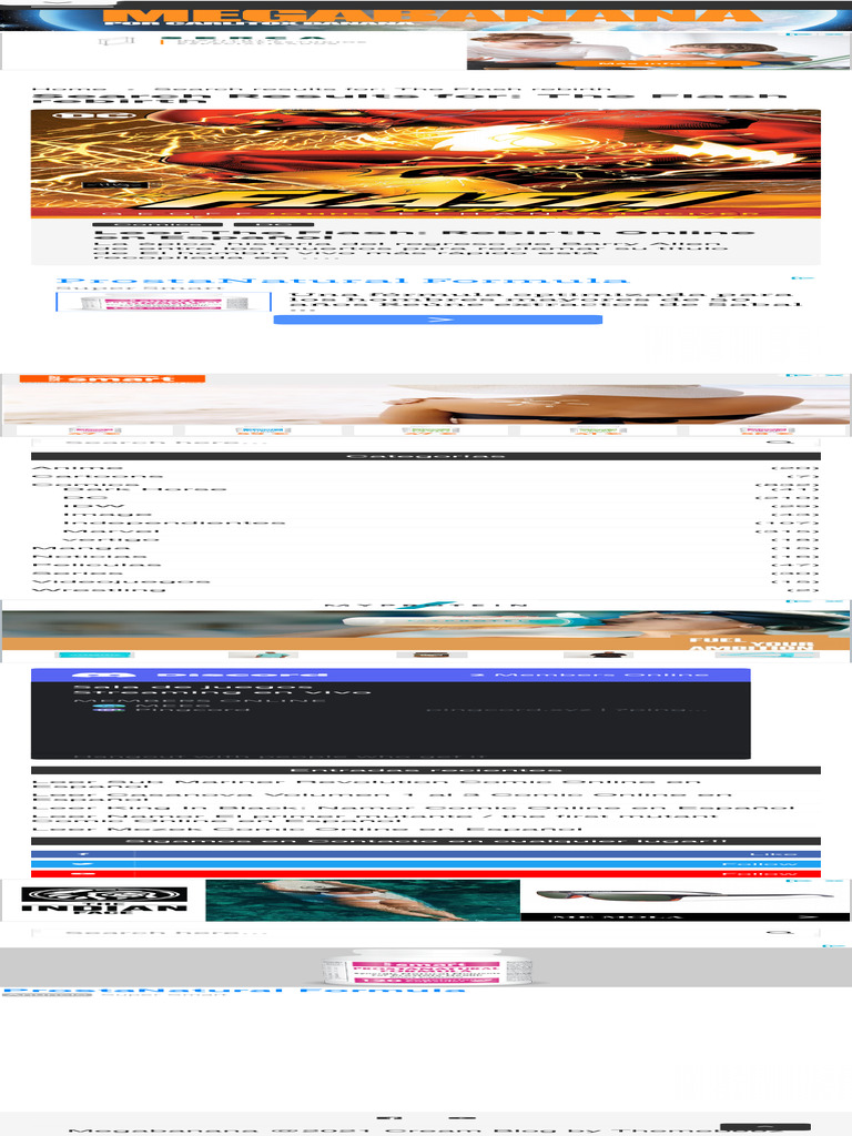 The Flash Rebirth - Megabanana | PDF | Caricaturas | Cómics