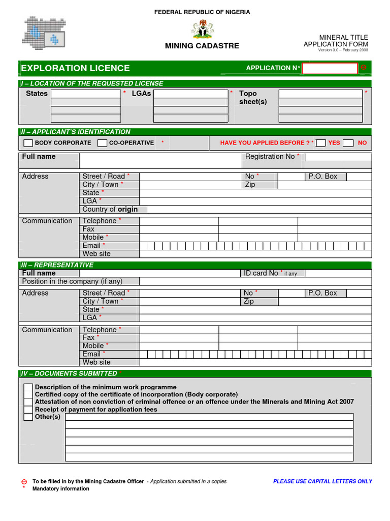 Applications Forms 2 EL B | Download Free PDF | Identity Document ...